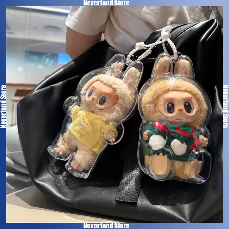 Labubu Transparent Protective Cover Stuffed Toys Cover Labubu I II Dol ...